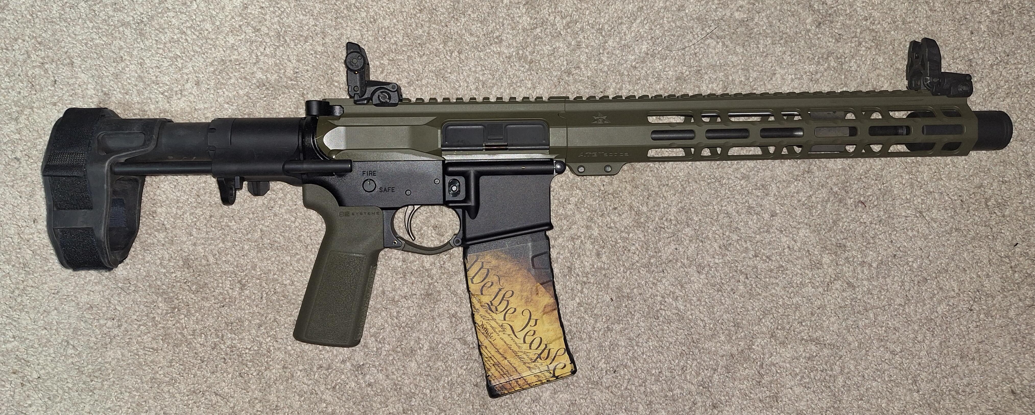 AT3™10.5″ Complete Pistol Upper – Choose your own 10.5 inch Barrel