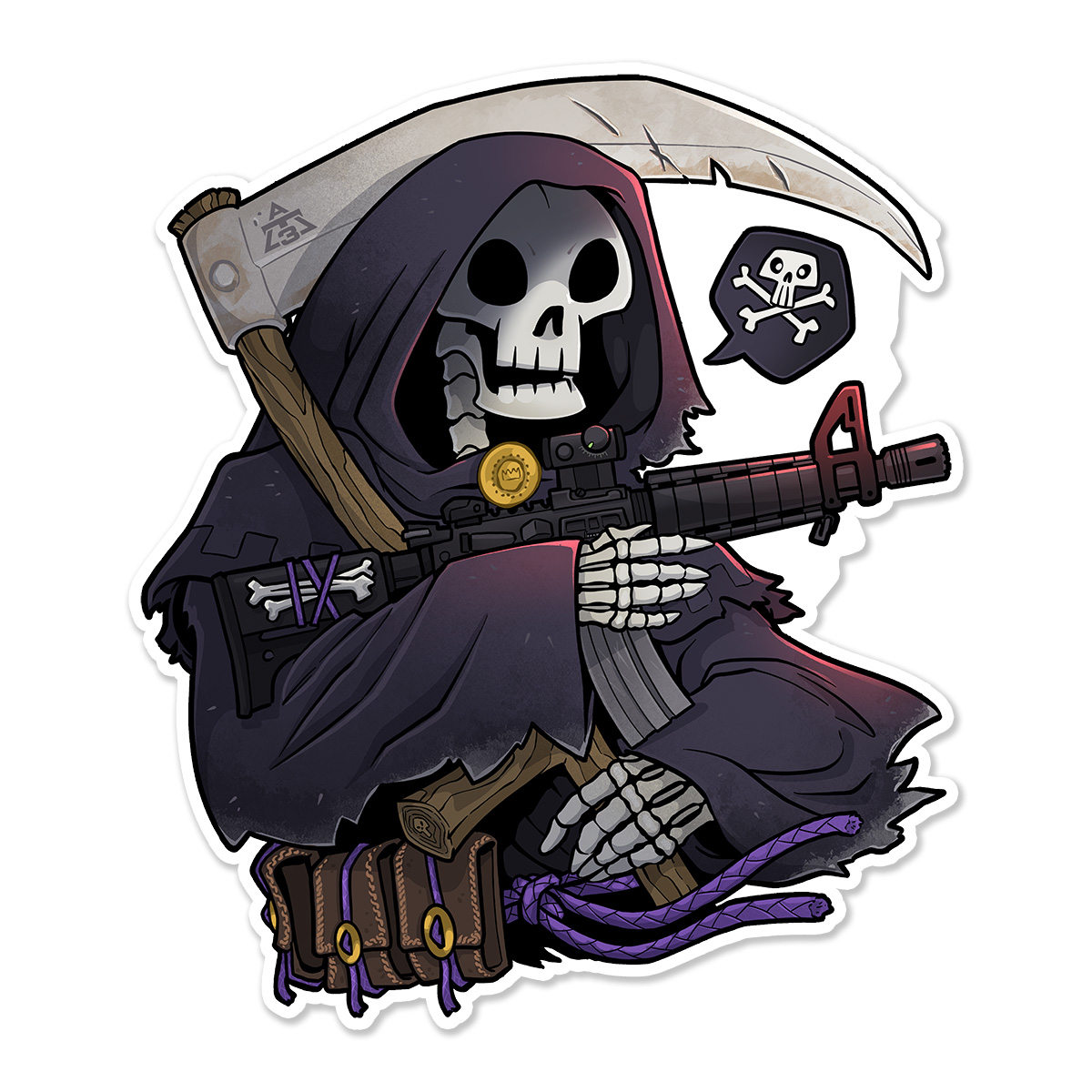 AT3 Tactical Limited Edition Sticker Pack #3 - by @HIWEZ