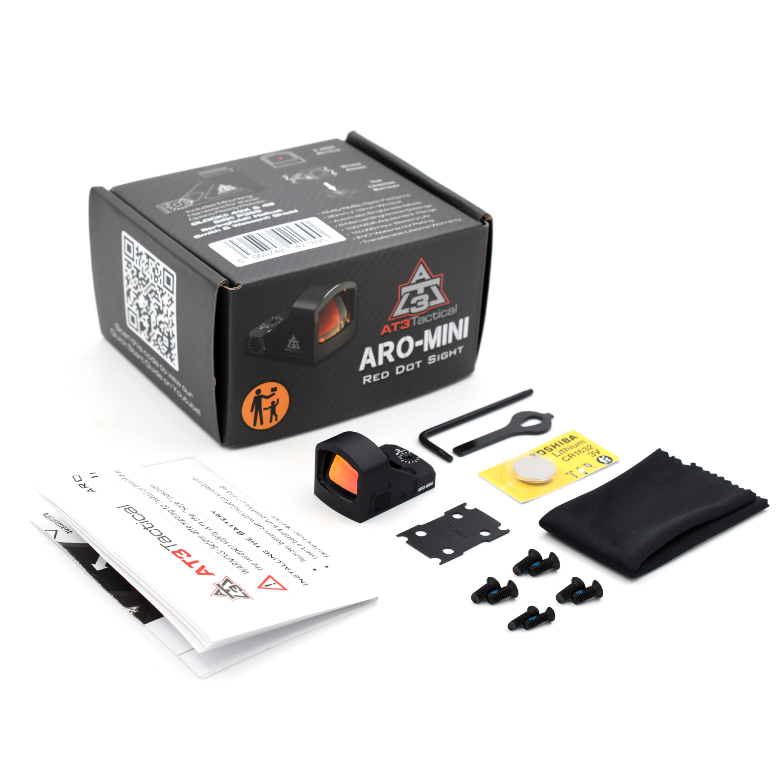 AT3 ARO-MINI™ Red Dot Sight for CCW Pistols | RMSc Cut