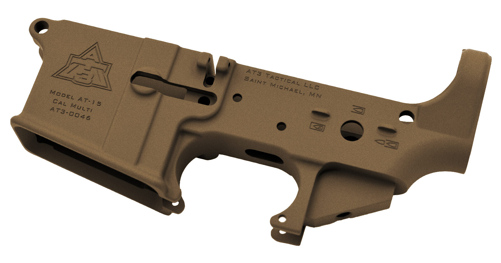 AR-15 Lower Receivers - Burnt Bronze