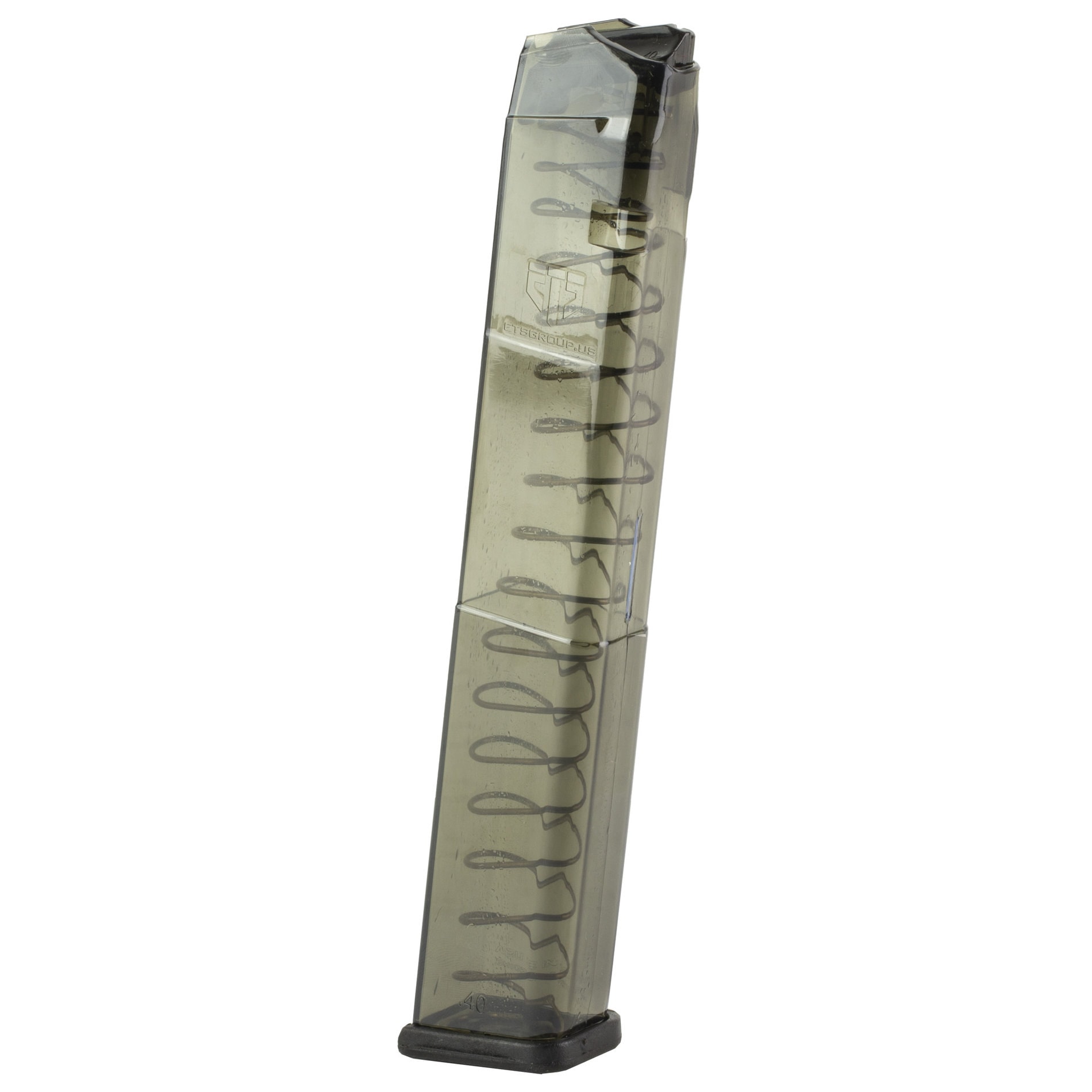 ETS 40 S&W Glock Magazine - Smoke - 30 Round
