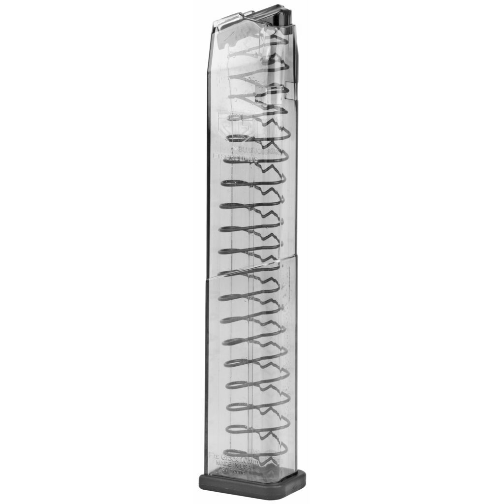 ETS 10mm Glock Magazine - Clear - 30 Round
