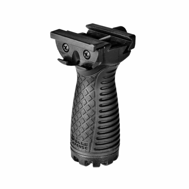 FAB Defense RSG Verical Grip - Picatinny - Overmolded Rubberized - w/ Rail