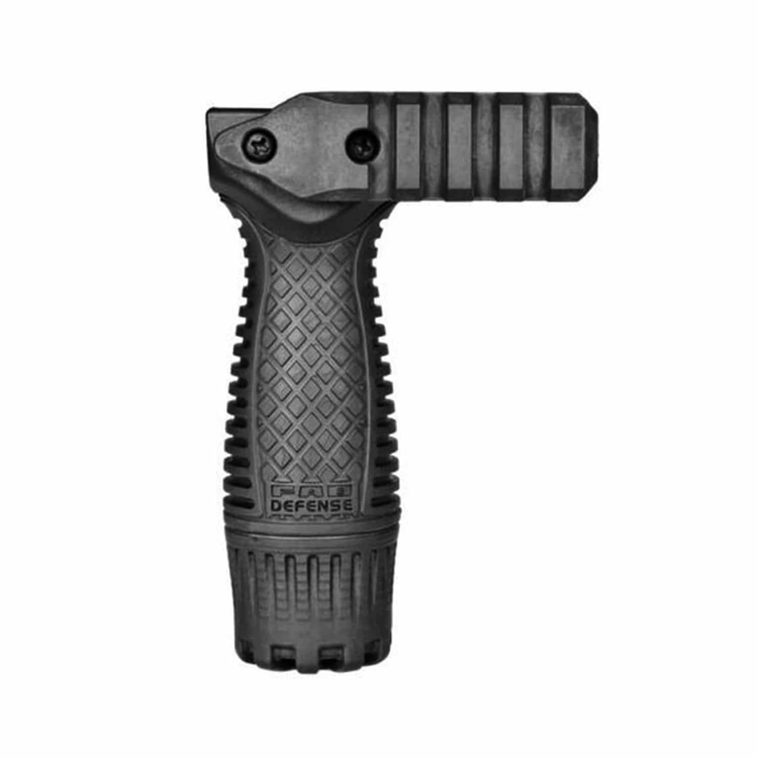 FAB Defense RSG Verical Grip - Picatinny - Overmolded Rubberized - w/ Rail