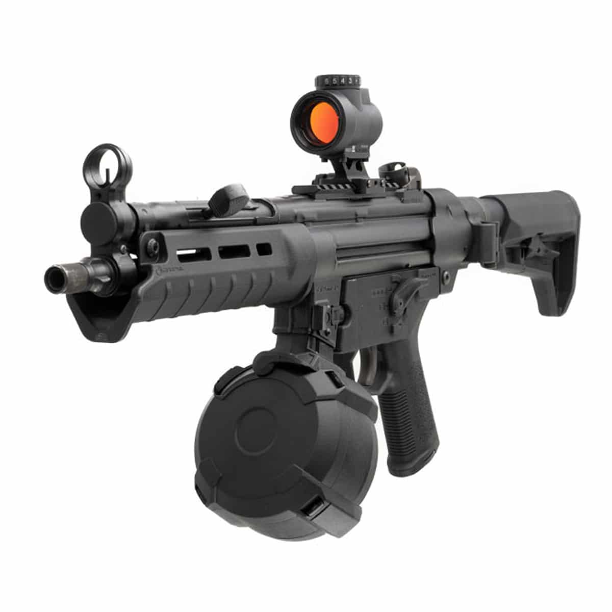 Smg With 50 Round Drum