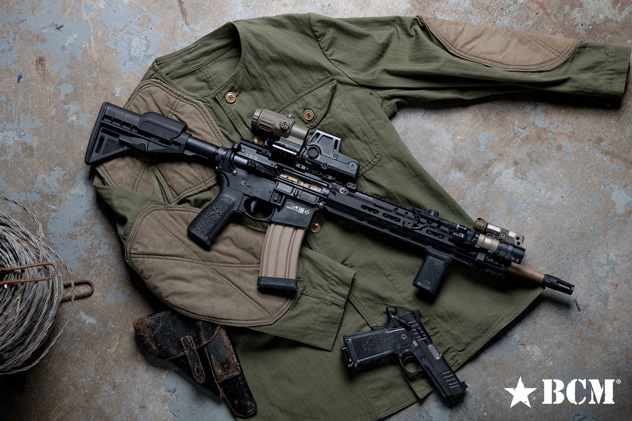 BCM Mod 3 AR-15 Stock with Cheek Riser