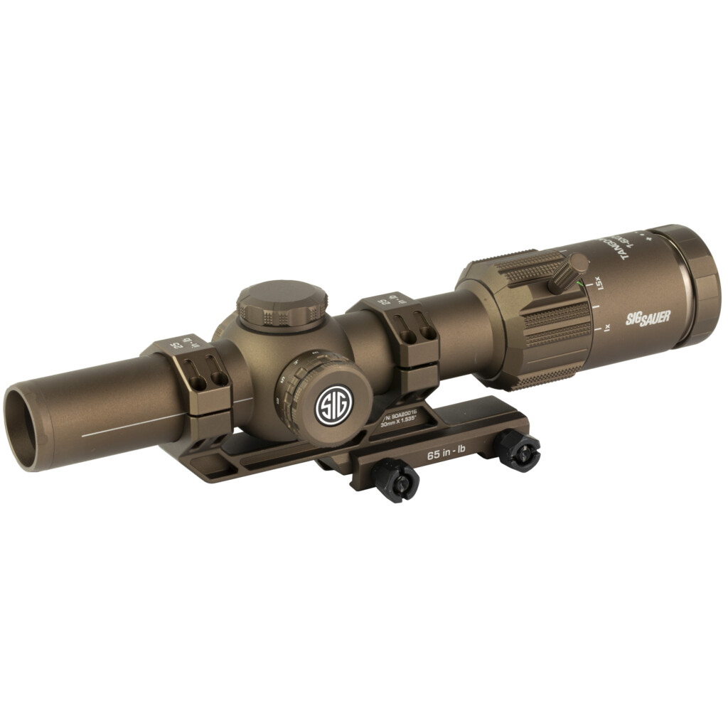 Sig Sauer TANGO MSR 1-6X Second Focal Plane Scope with Mount
