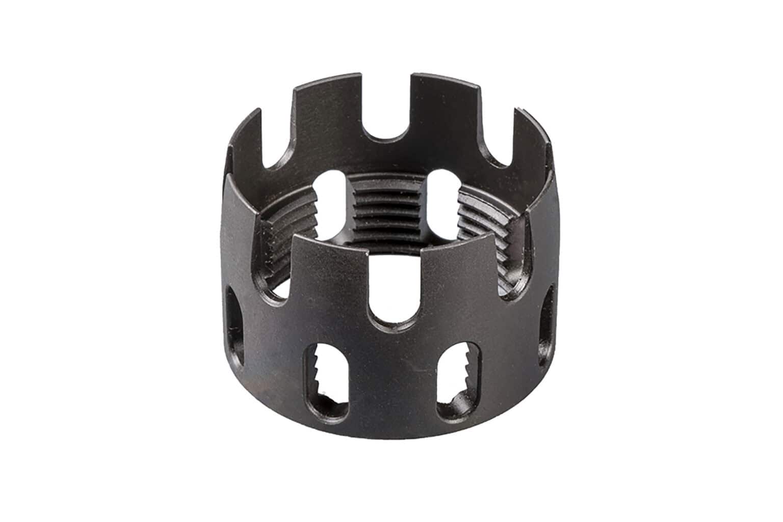 Strike Industries Enhanced AR-15 Castle Nut w/ Extended QD Endplate