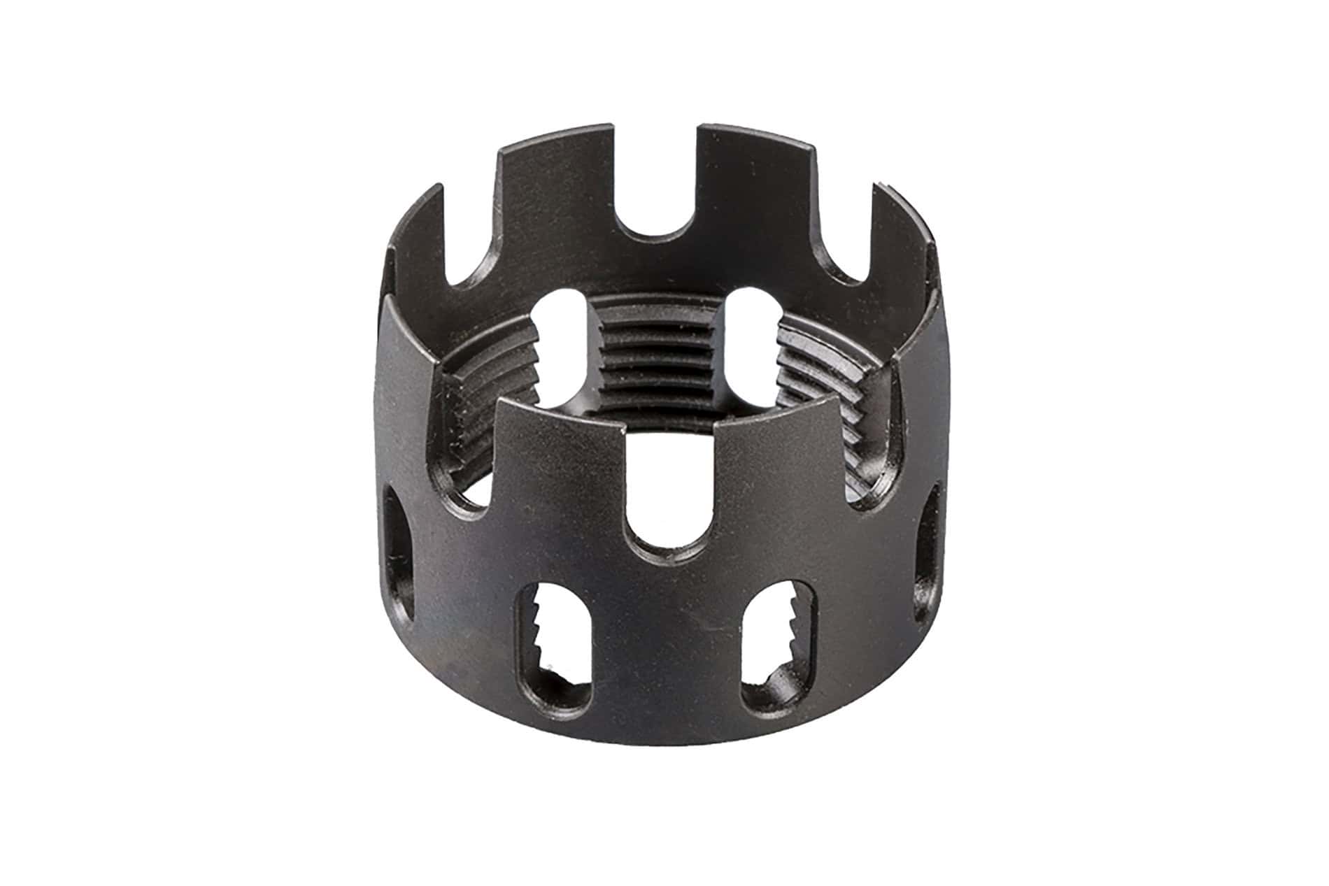 Strike Industries Enhanced AR-15 Castle Nut w/ Extended QD Endplate