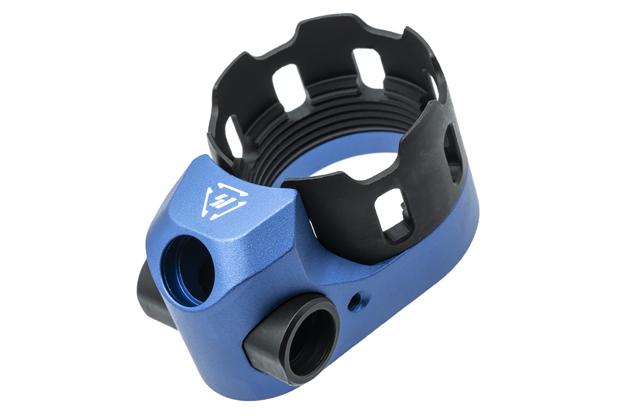 Strike Industries V2 Enhanced AR-15 Castle Nut with Extended QD Endplate