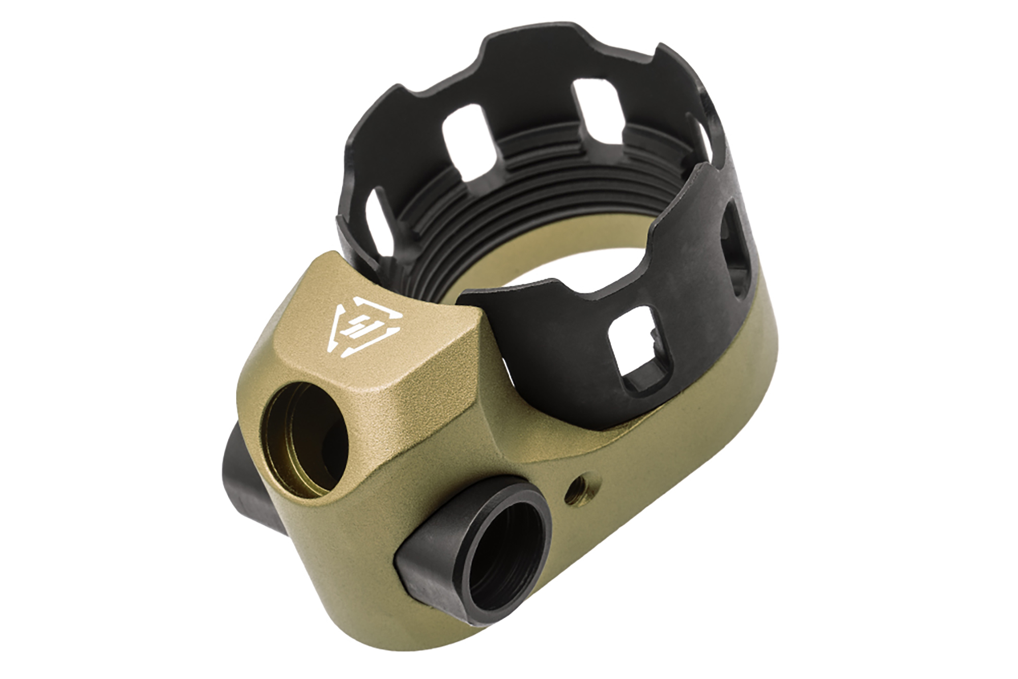 Strike Industries V2 Enhanced AR-15 Castle Nut with Extended QD Endplate