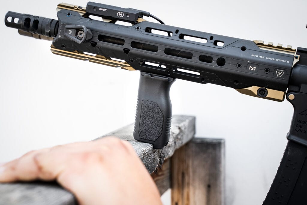 Strike Industries Angled M-LOK Vertical Grip w/ Cable Management
