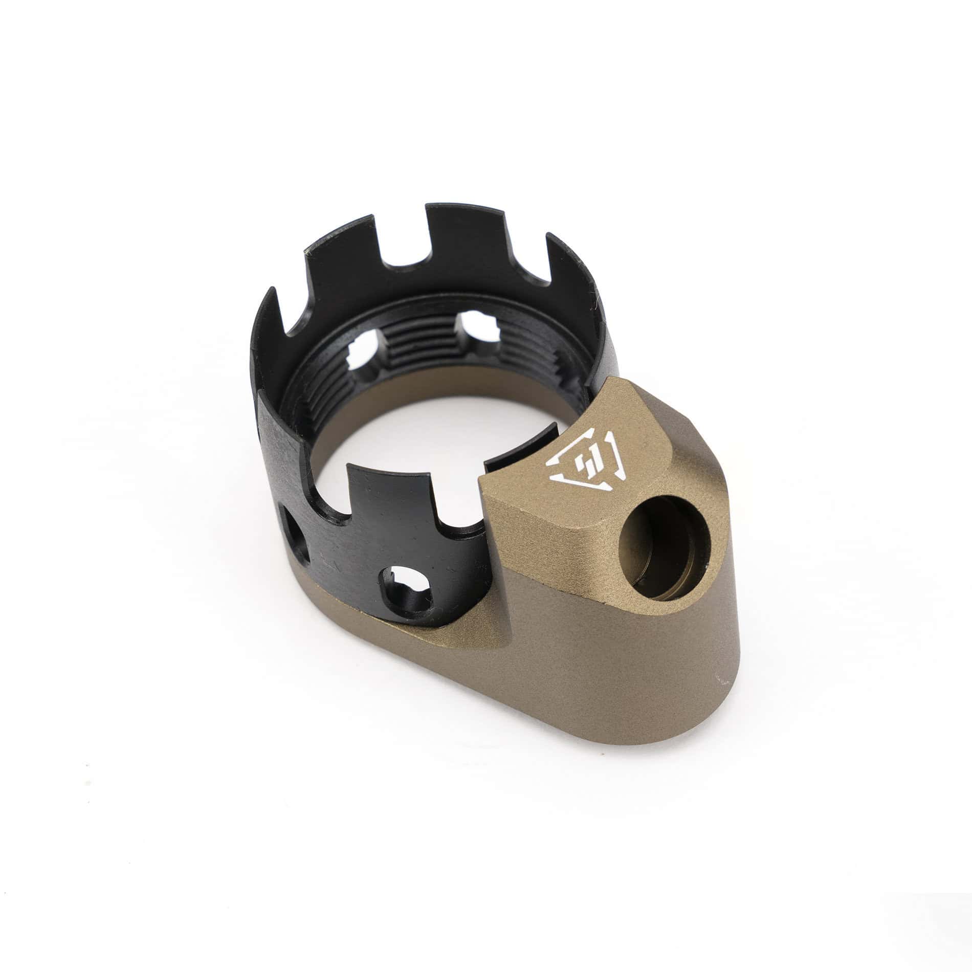 Strike Industries Enhanced AR-15 Castle Nut w/ Extended QD Endplate