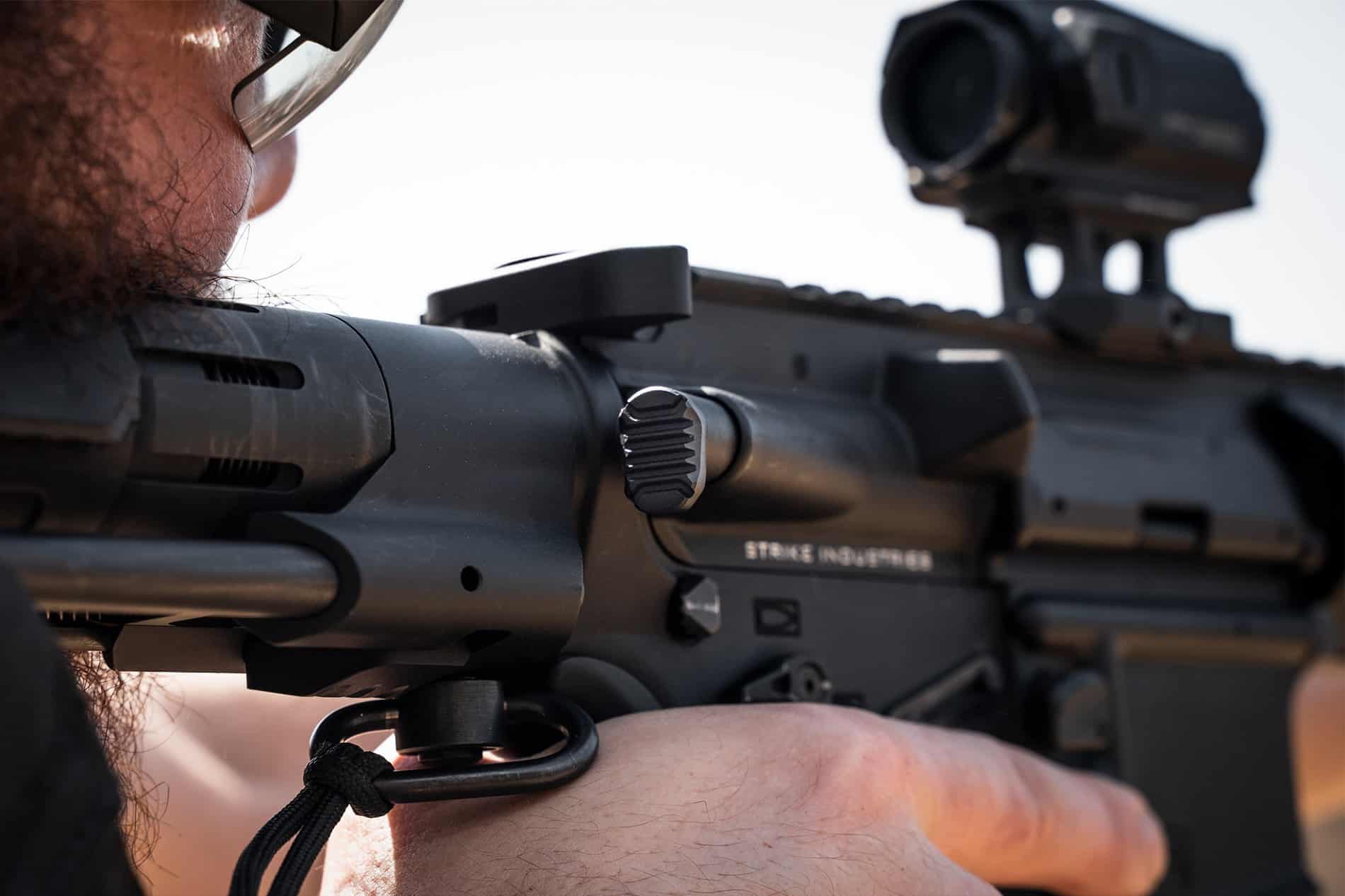 Strike Industries Extended Forward Assist for AR -15