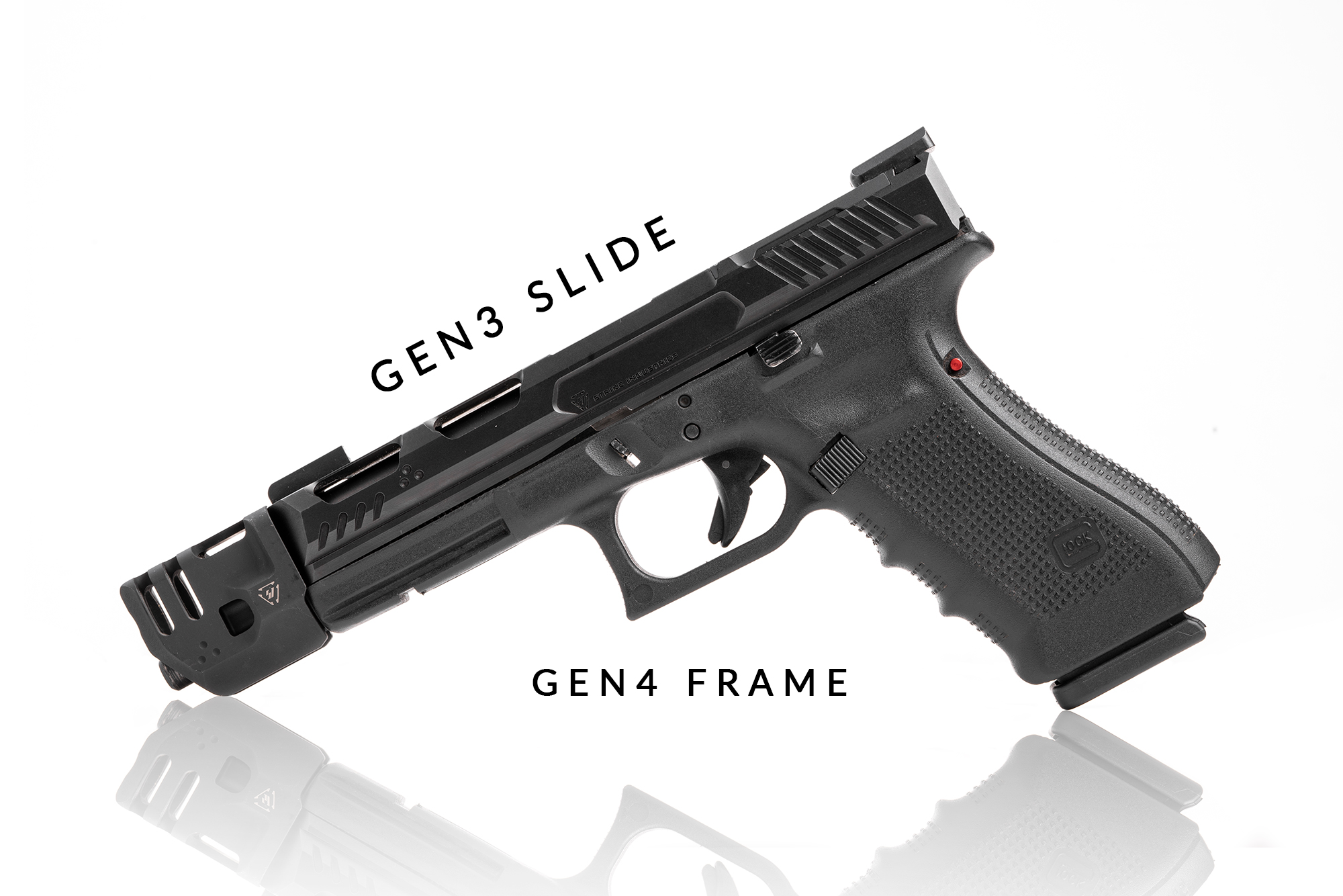 Strike Industries Slide Adapter Plate for Glock GEN3 Slide to GEN4/5 ...