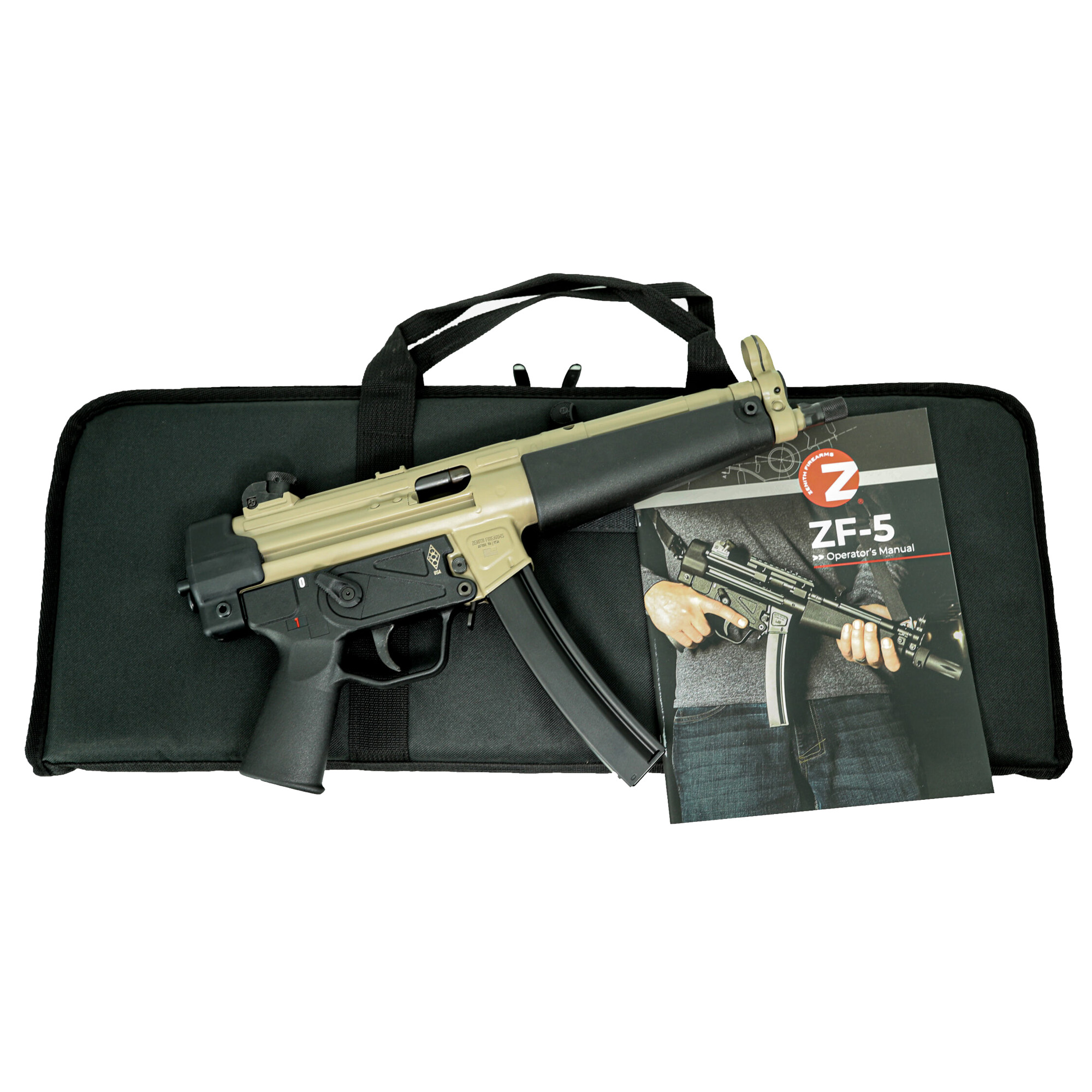 Zenith ZF-5 9MM 8.9" Pistol Essential Package - Multiple Colors