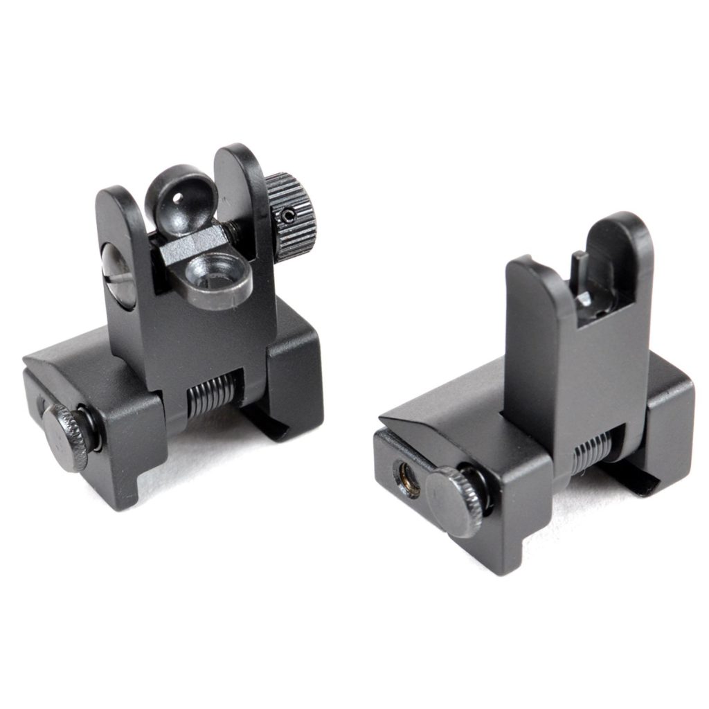 AT3™ Flip-Up Spring-Assisted Backup Iron Sights | AR 15 Sights