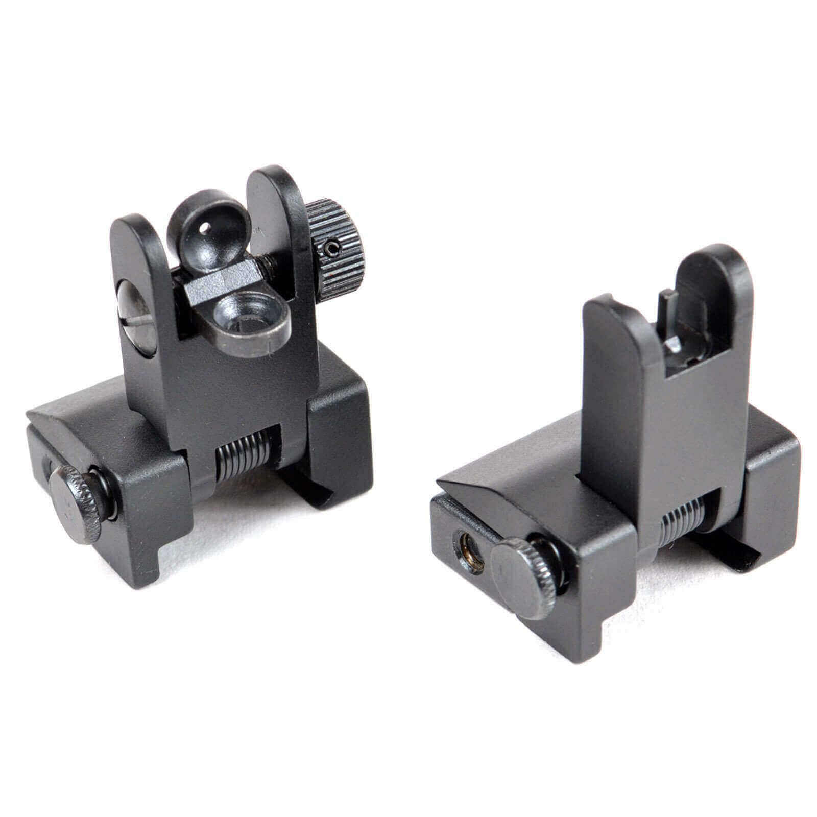 Open Box Return -AT3™ Flip-Up Spring-Assisted AR-15 Backup Iron Sights ...